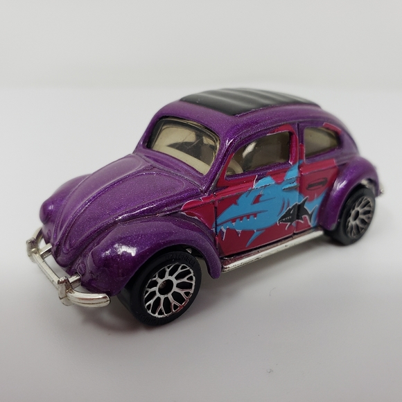 Mattel | Toys | Matchbox 62 Purple Vw Beetle Shark Tampo 998 Diecast ...
